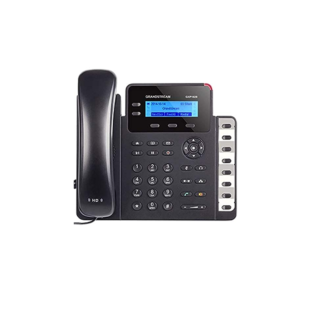 Grandstream GXP1628 Advanced IP Phone LCD screen, 2-line/SIP account ...